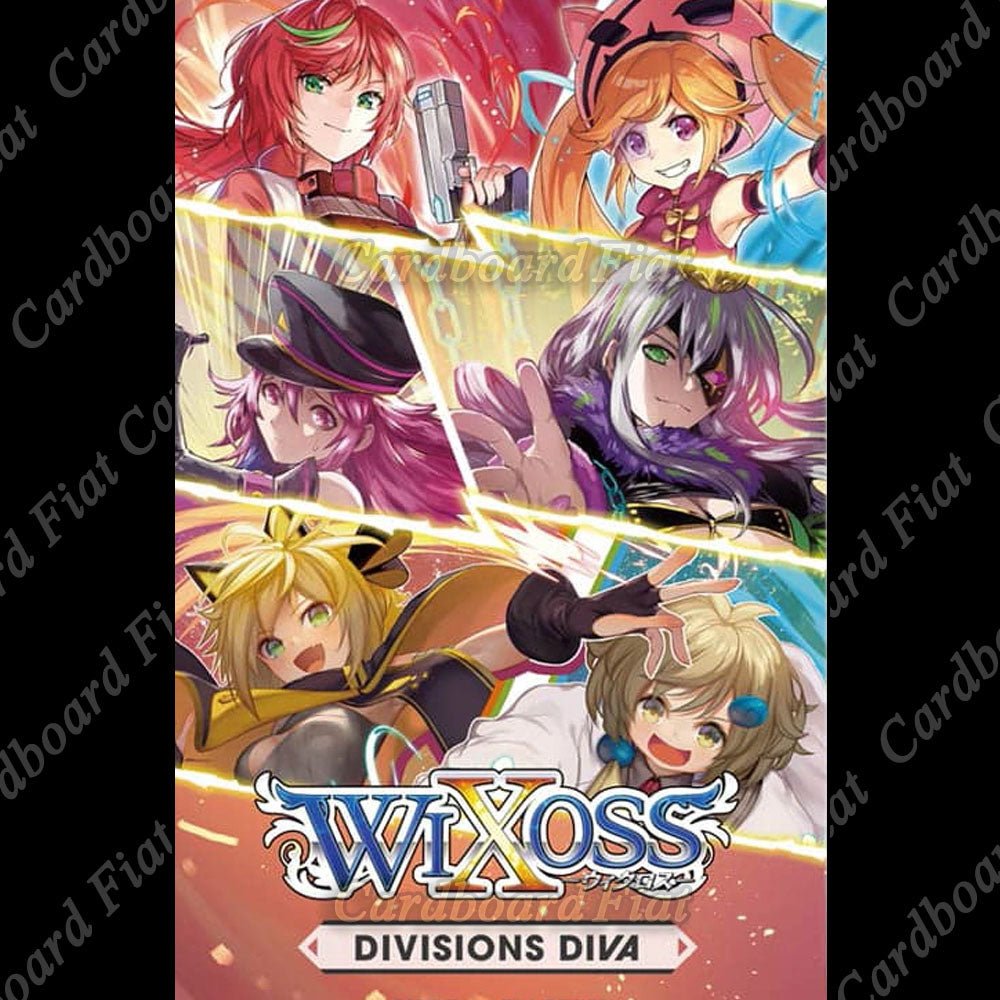 Wixoss WXDi-P15 Divisions Diva Booster Box + Special Servant Pack – Cardboard Fiat