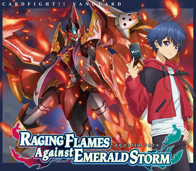 Cardfight Vanguard Raging Flames Against Emerald Storm Booster Box [VG – Cardboard Fiat