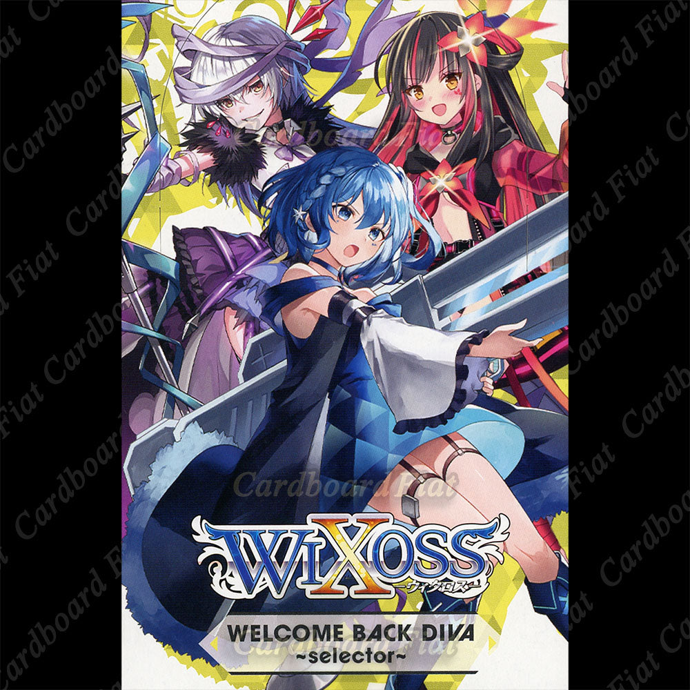 Wixoss WXDi-P06 Welcome Back Diva Selector Booster Box + Promo Pack Vo – Cardboard Fiat