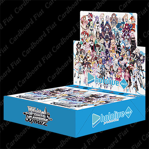 Weiss Schwarz Hololive Production Vol. 2 Japanese Booster Box – Cardboard Fiat