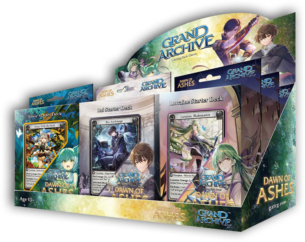 Grand Archive Dawn of Ashes Starter Deck Display/Case – Cardboard Fiat