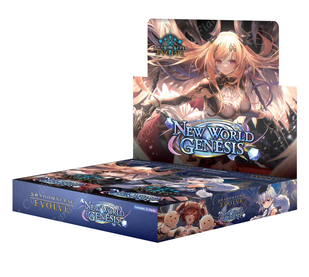 Shadowverse Evolve New World Genesis Booster Box Preorder – Cardboard Fiat