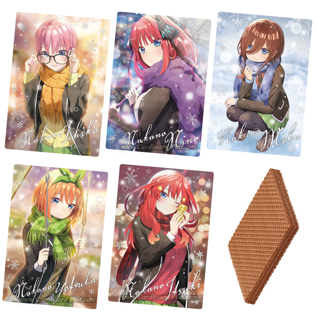 Bandai Wafer Card Pack 2 "The Quintessential Quintuplets Movie ...